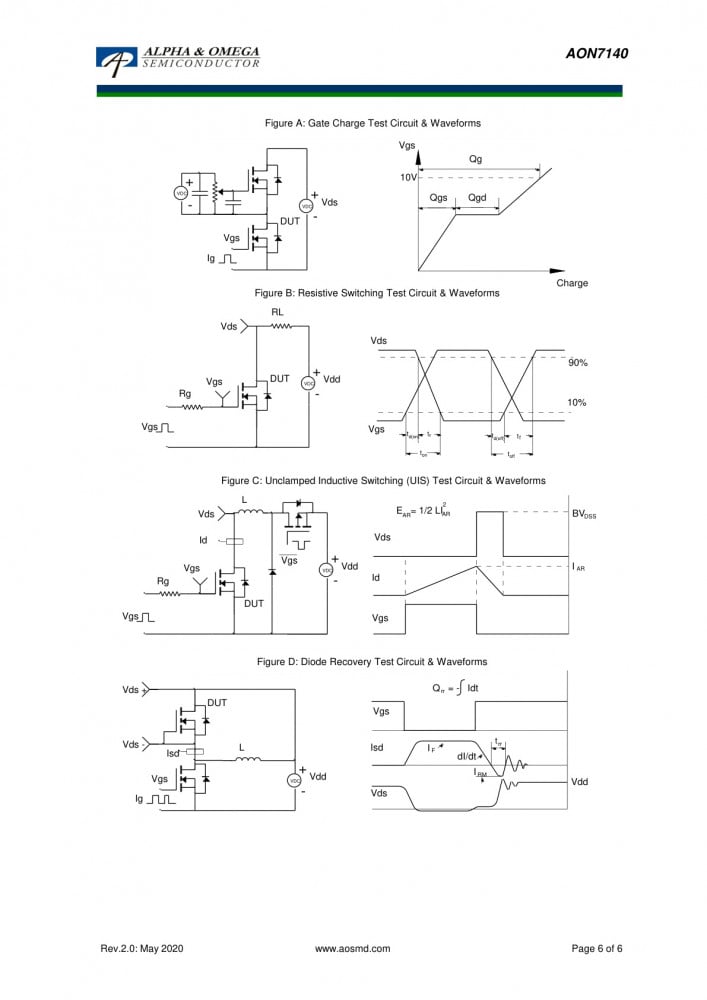 AON7140 datasheet page 6