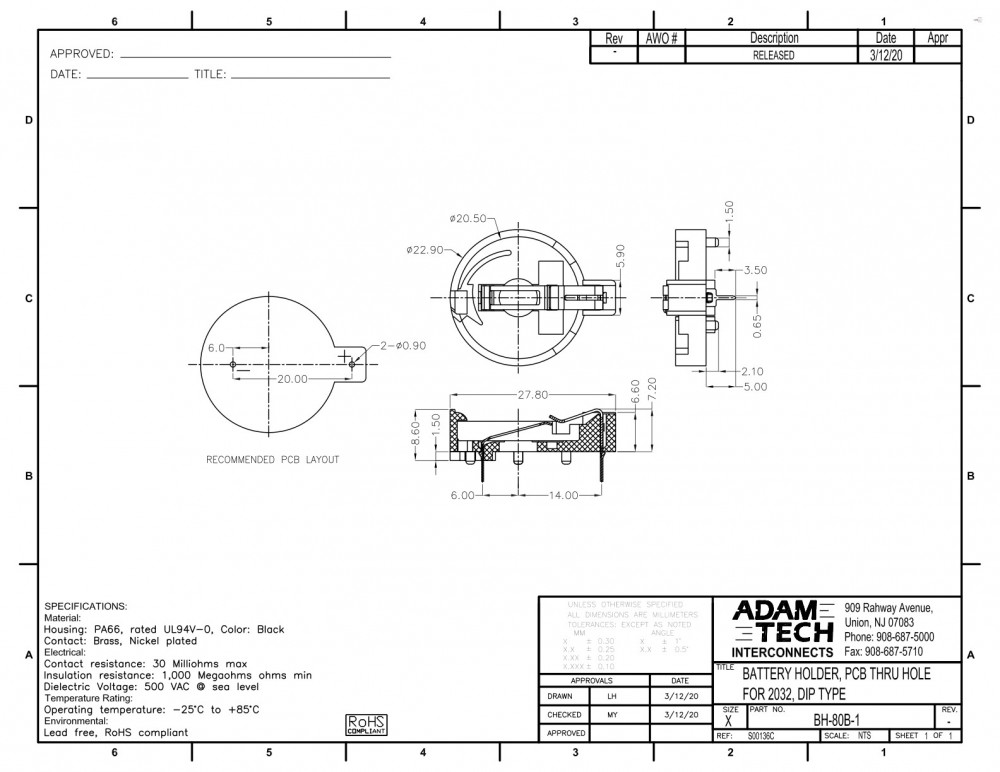 BH-80B-1 technical document preview