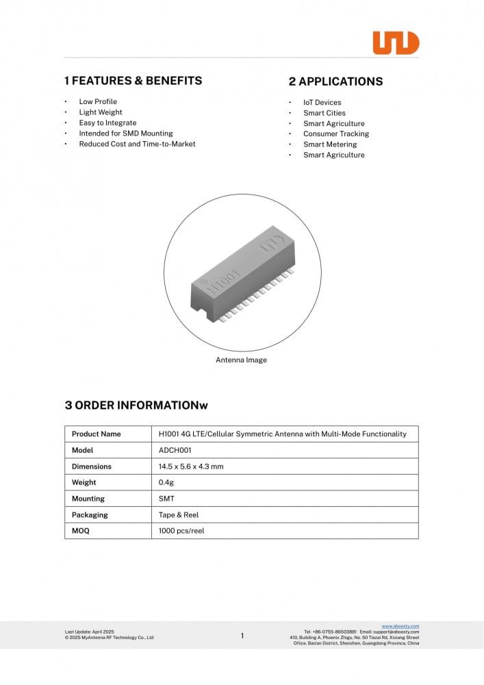 ADCH001 datasheet page 3