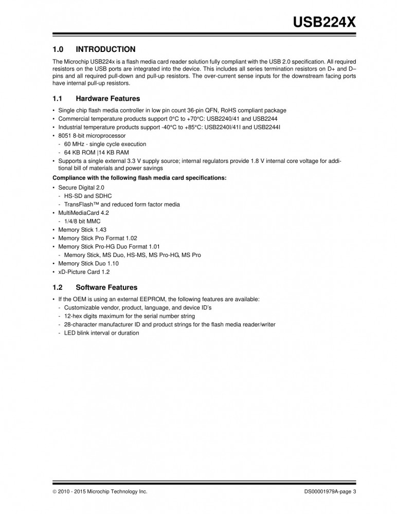 USB2240 document page 3