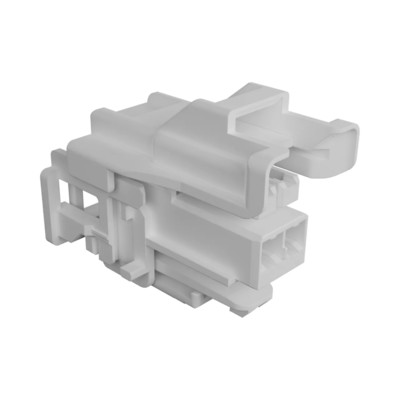 3.96mm Pitch Swing TPA Hermaphroditic Housing with Integrated TPA, 4 Circuits, Dual Row, Natural for sale