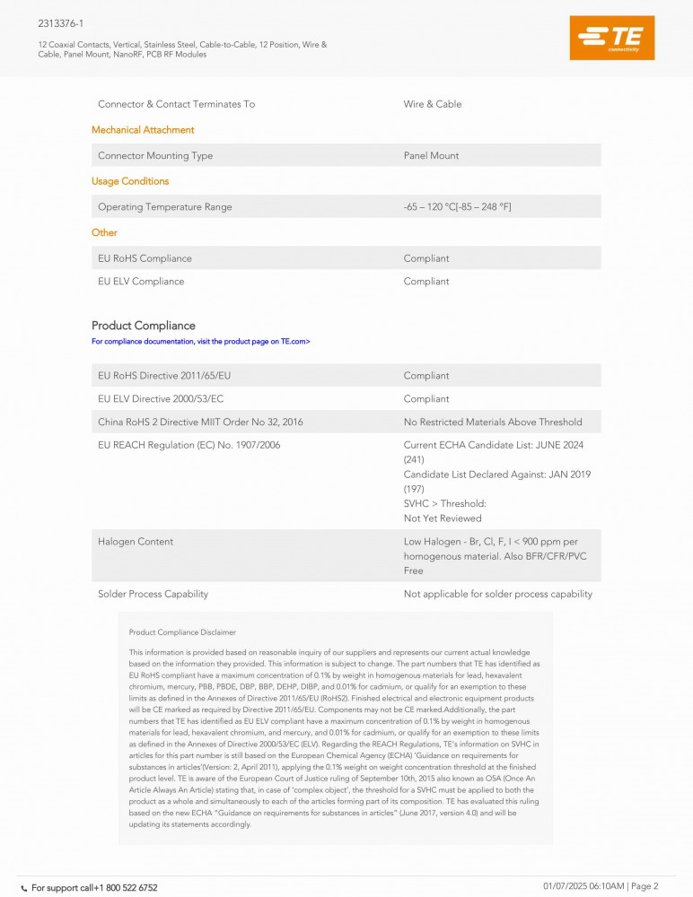 2313376-1 technical document page 2