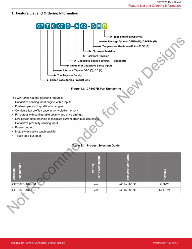 CPT007B datasheet page 2