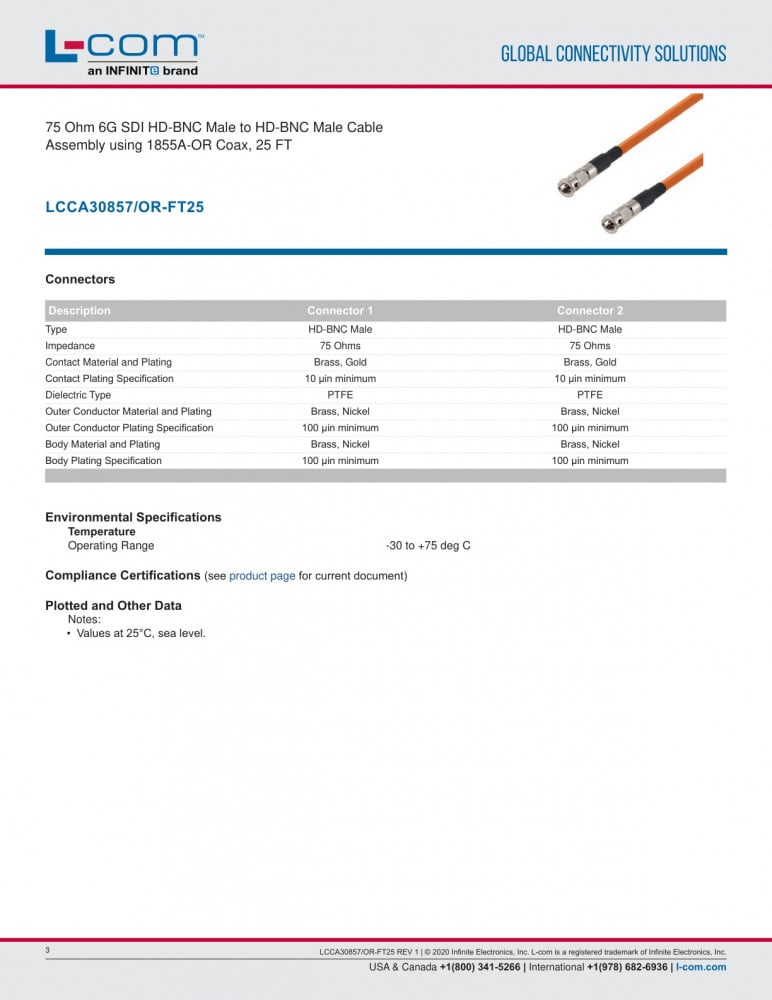 LCCA30857/OR-FT25 datasheet page 3