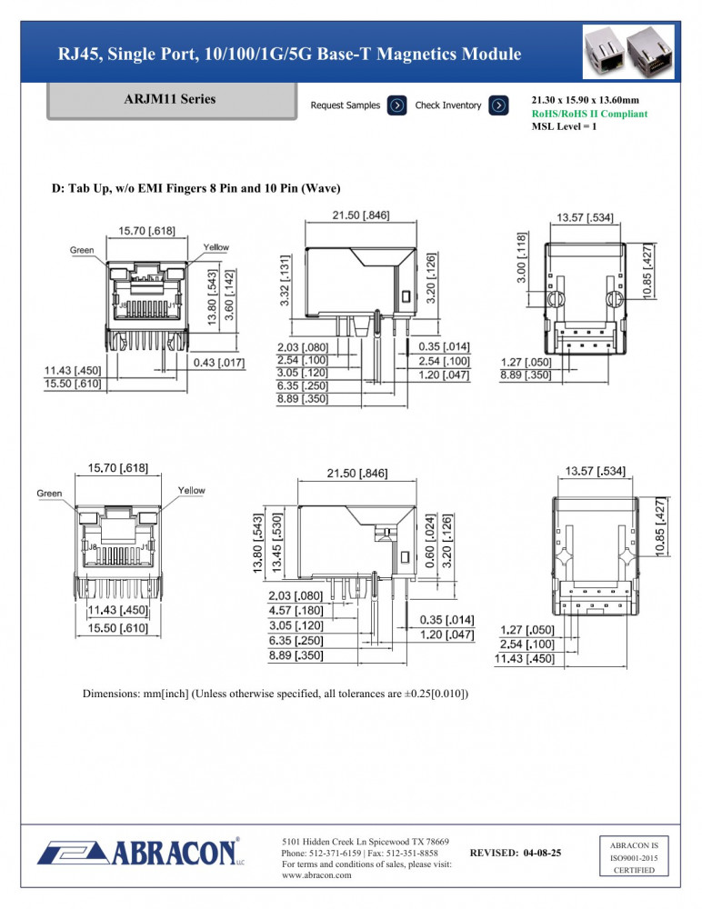 ARJM11 series document page 10
