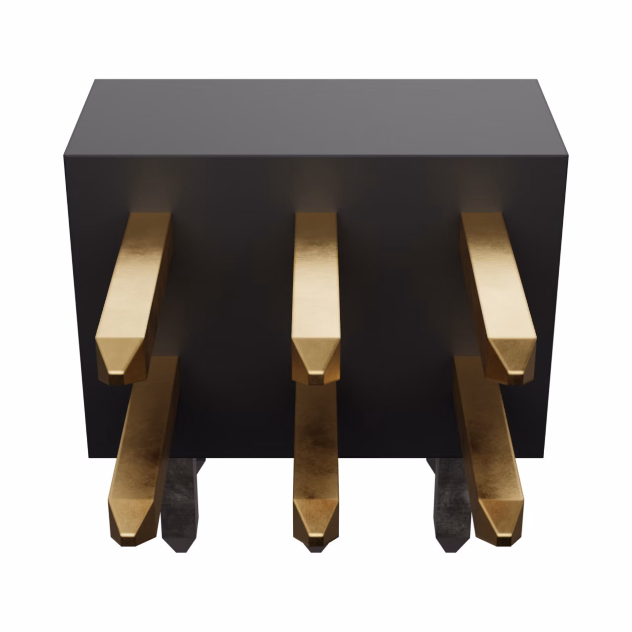 2.00mm Pitch Milli-Grid Header, Right-Angle, Through Hole, 6 Circuits, 0.38µm Gold (Au) Plating, Mating Pin Length 3.50mm, Tail Length 2.60mm, Tray, Lead-Free for sale