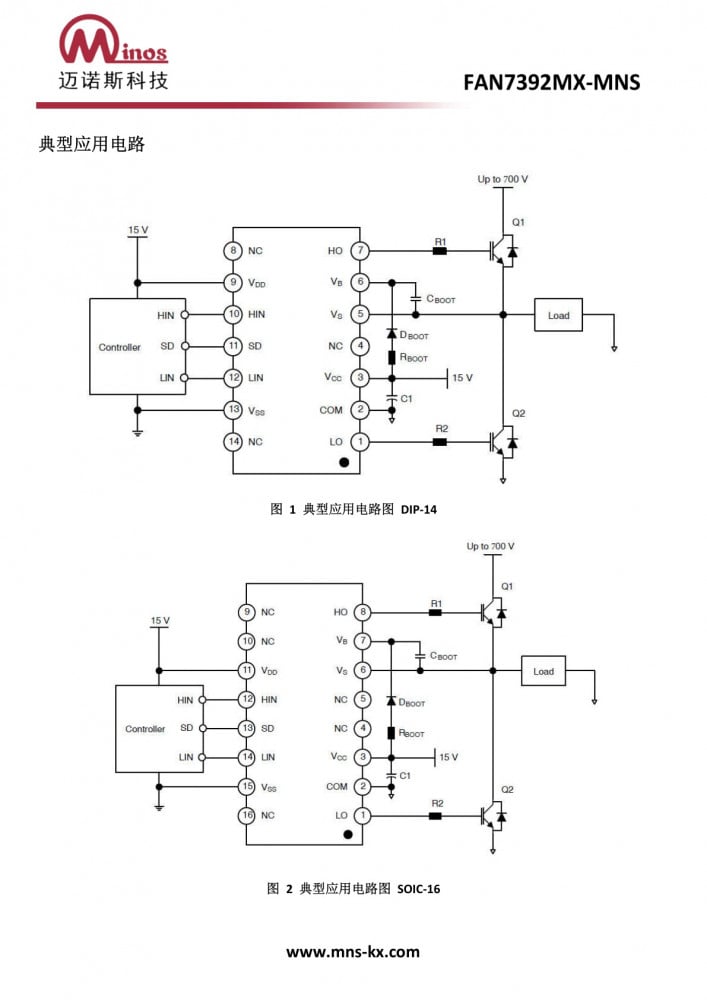 FAN7392MX-MNS datasheet page 2