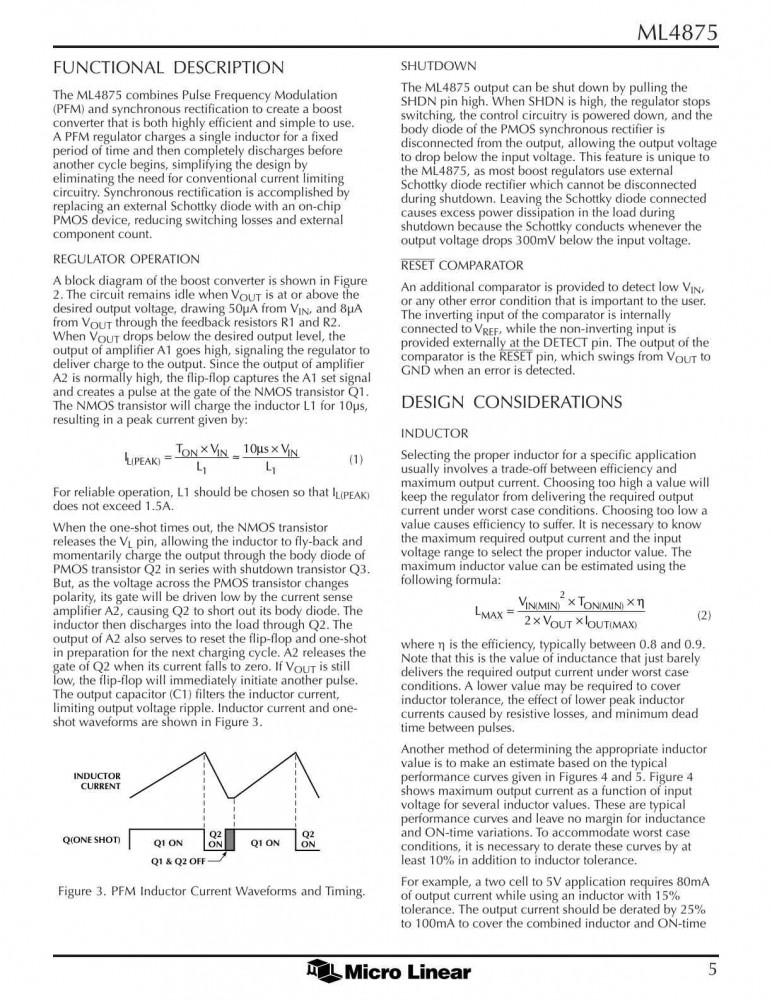 ML4875 datasheet page 6