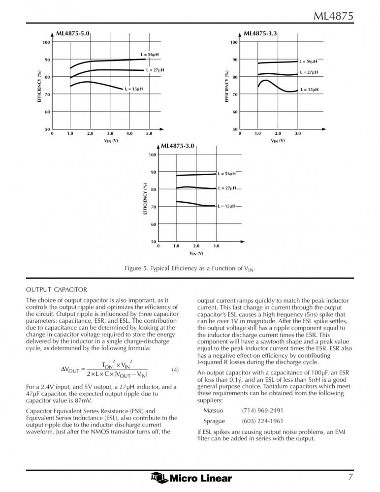 ML4875 datasheet page 8