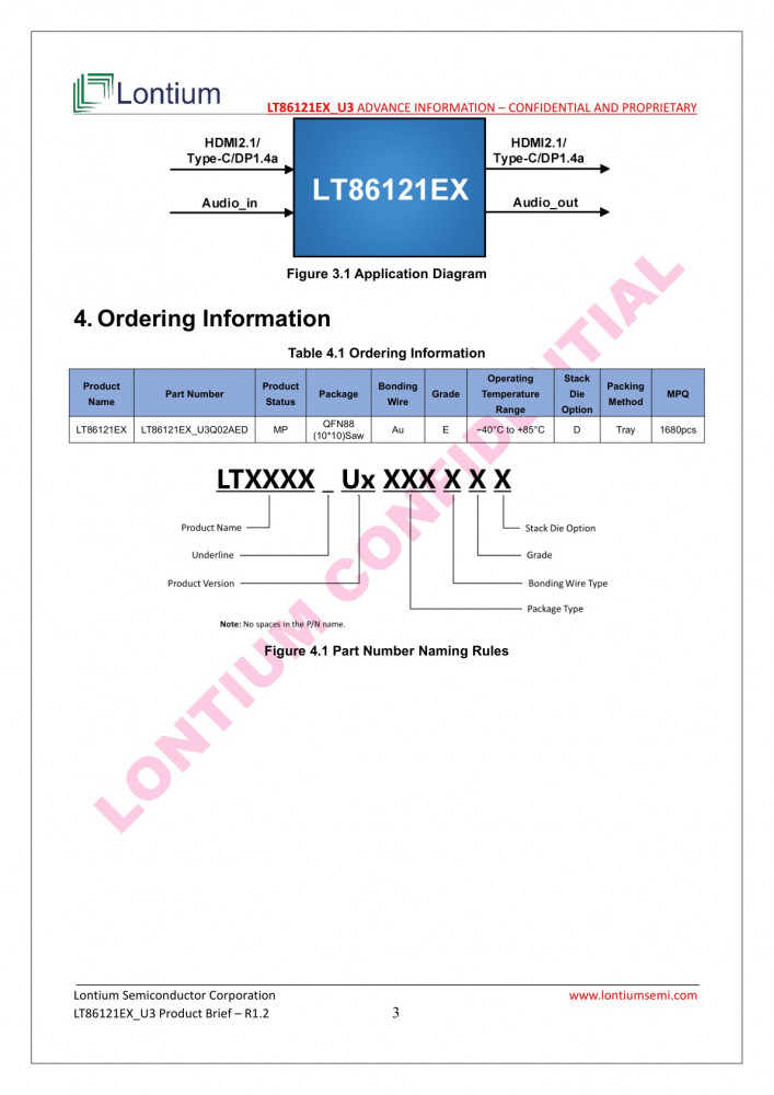 LT86121EX technical document page 3
