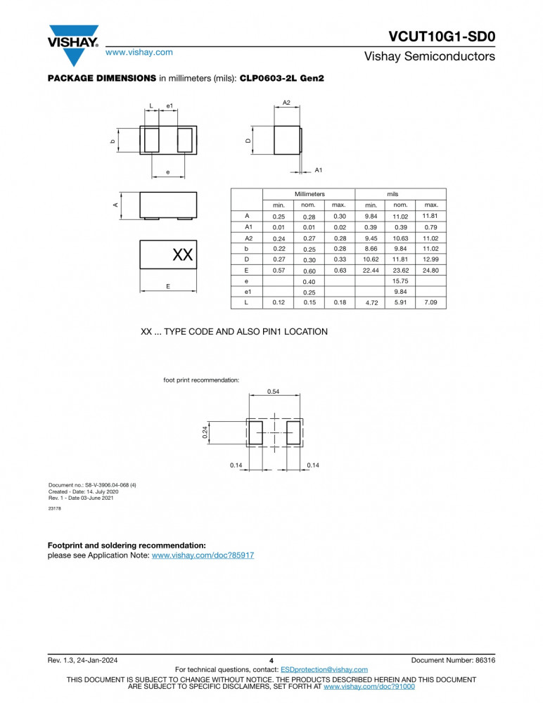 VCUT10G1-SD0 datasheet page 4