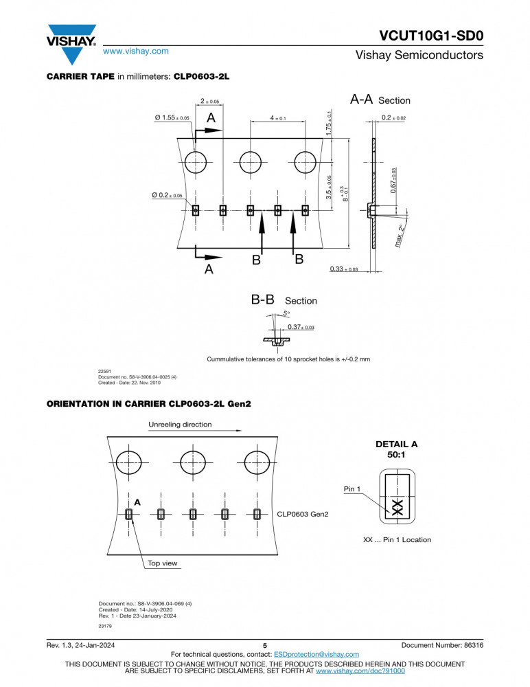 VCUT10G1-SD0 datasheet page 5
