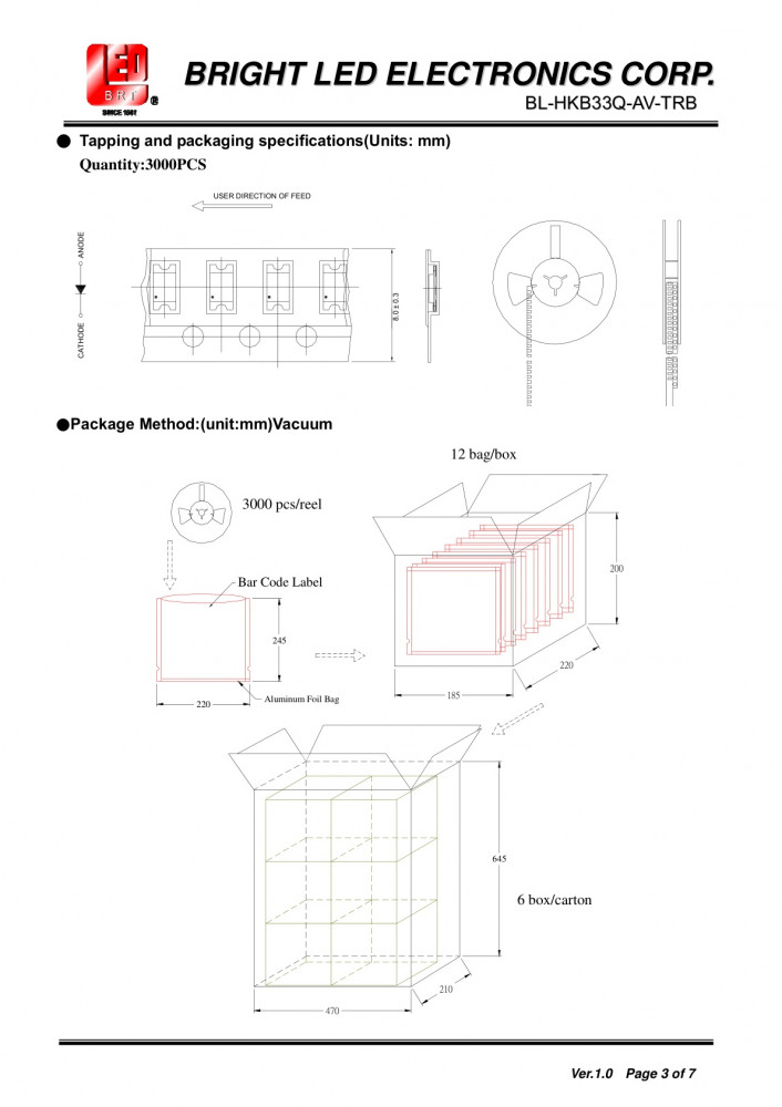 BL-HKB33Q-AV-TRB datasheet page 3