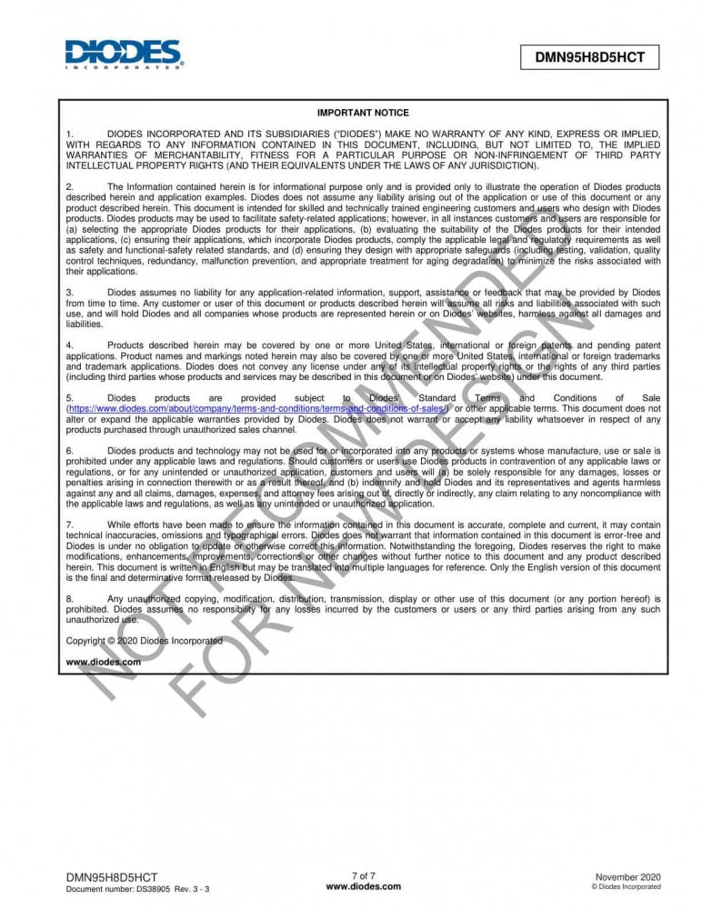 DMN95H8D5HCT datasheet page 7