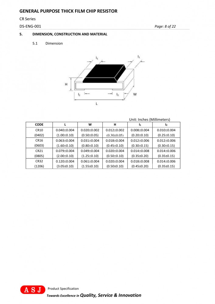 ASJ CR Series datasheet page 8