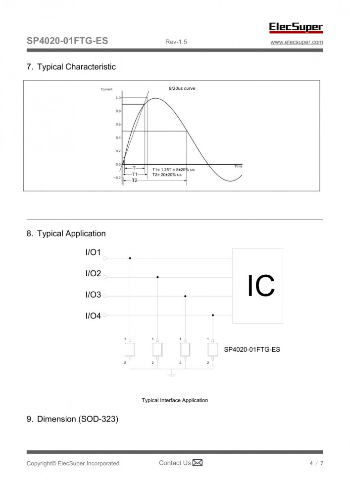 SP4020-01FTG-ES datasheet page 4