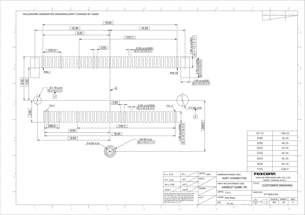 FOXCONN AS0BC21-S30BB-7H drawing page 3