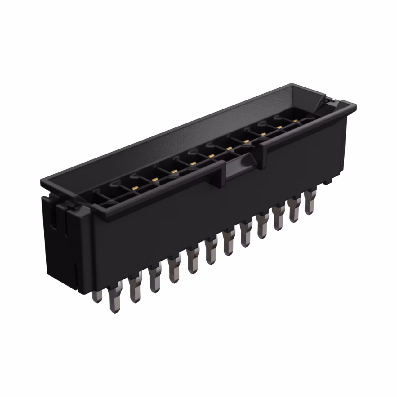 Mini-Fit BMI Header, Compliant Pin Interface, Dual Row, Vertical, 14 Circuits, 6.25mm Tail Length, Matte Tin (Sn) Plating