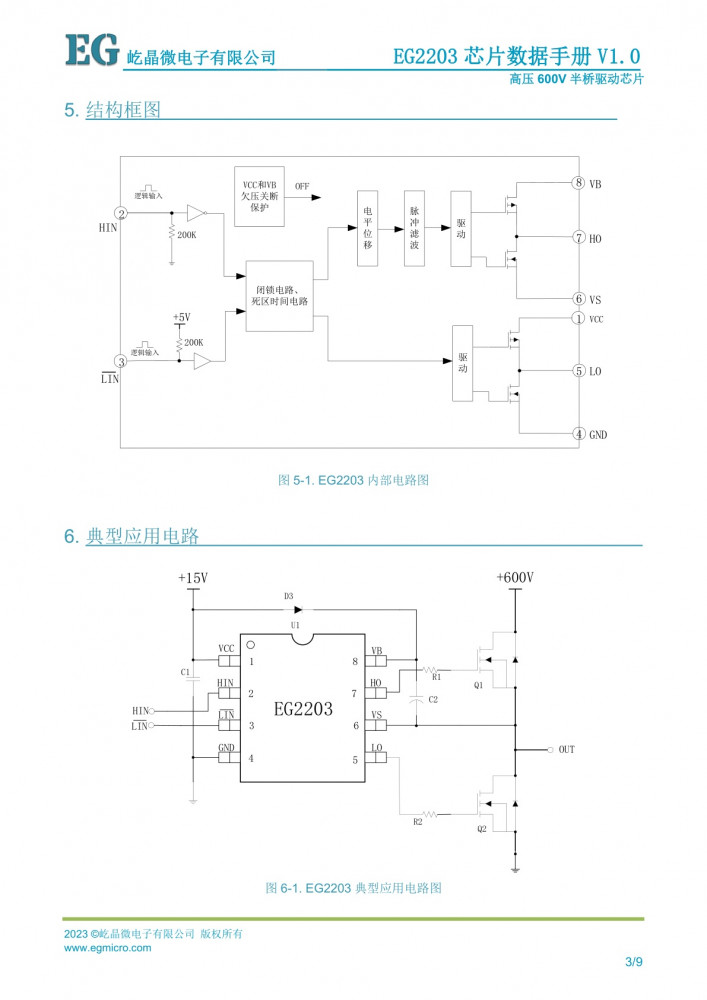 EG2203 datasheet page 6
