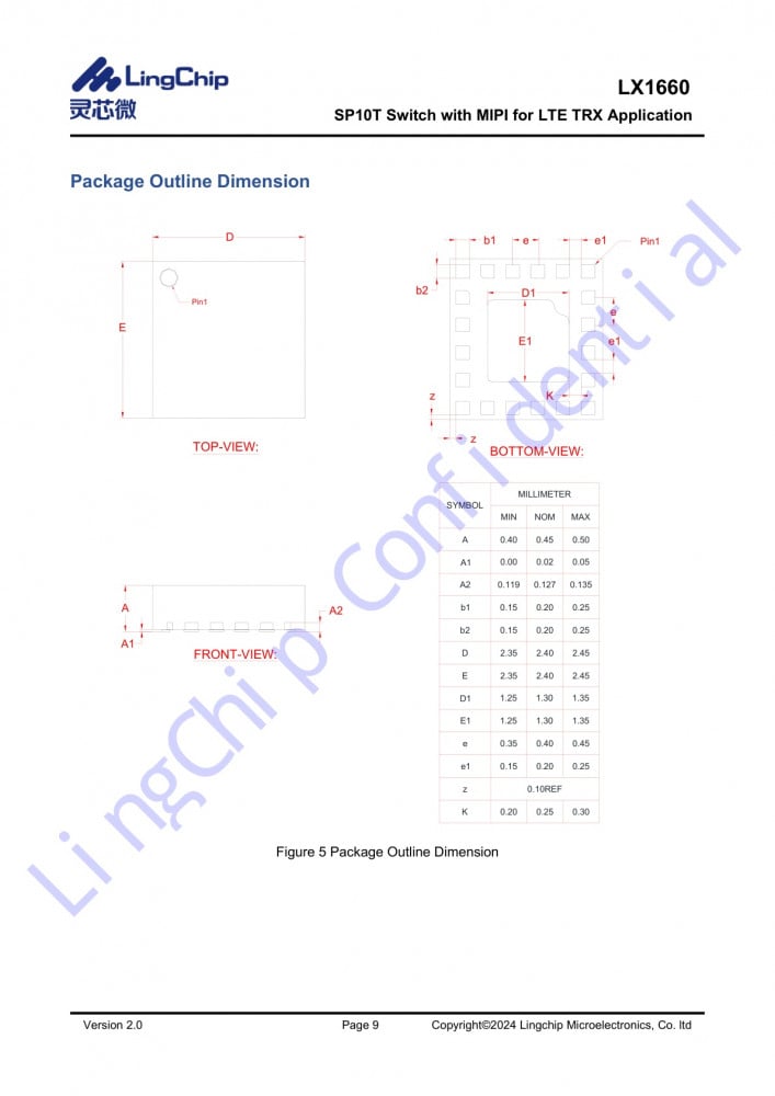 LX1660 datasheet page 9