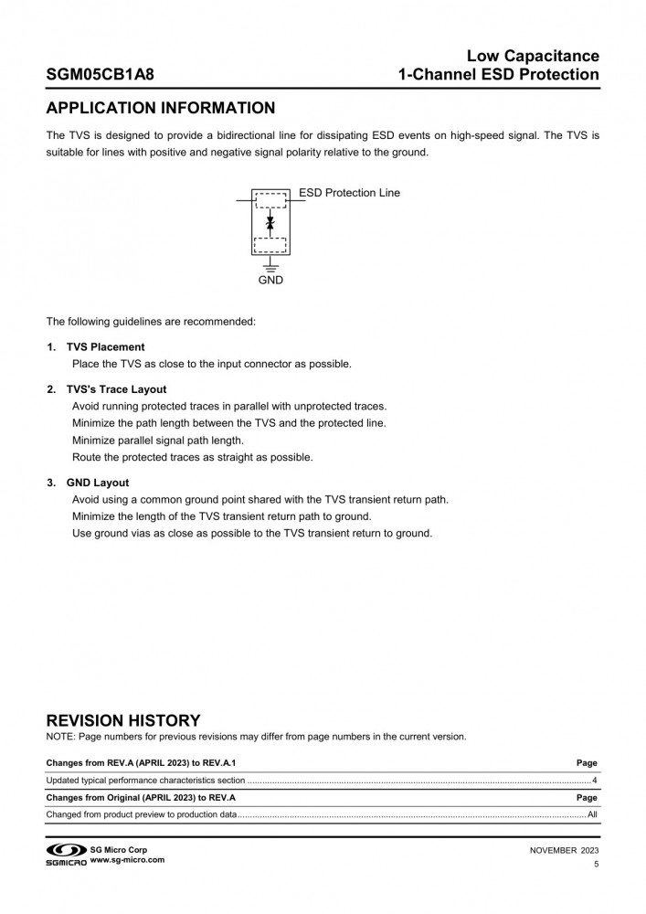SGM05CB1A8 datasheet page 5