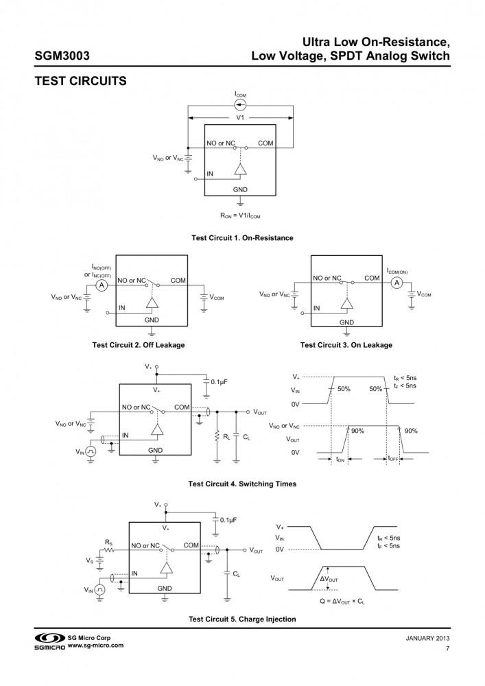 SGM3003 datasheet page 7