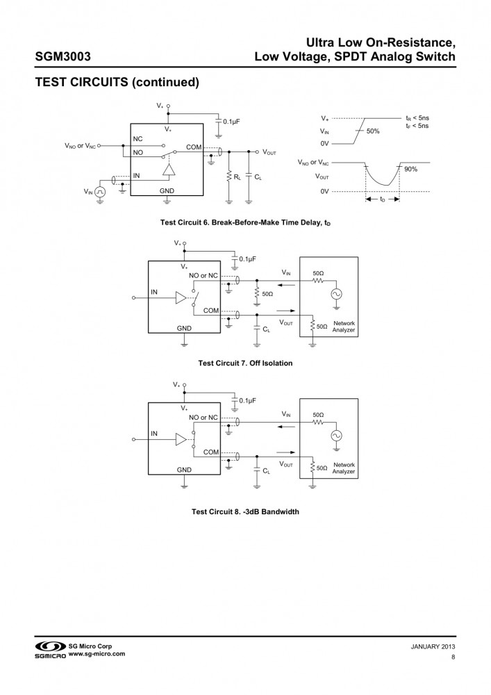 SGM3003 datasheet page 8