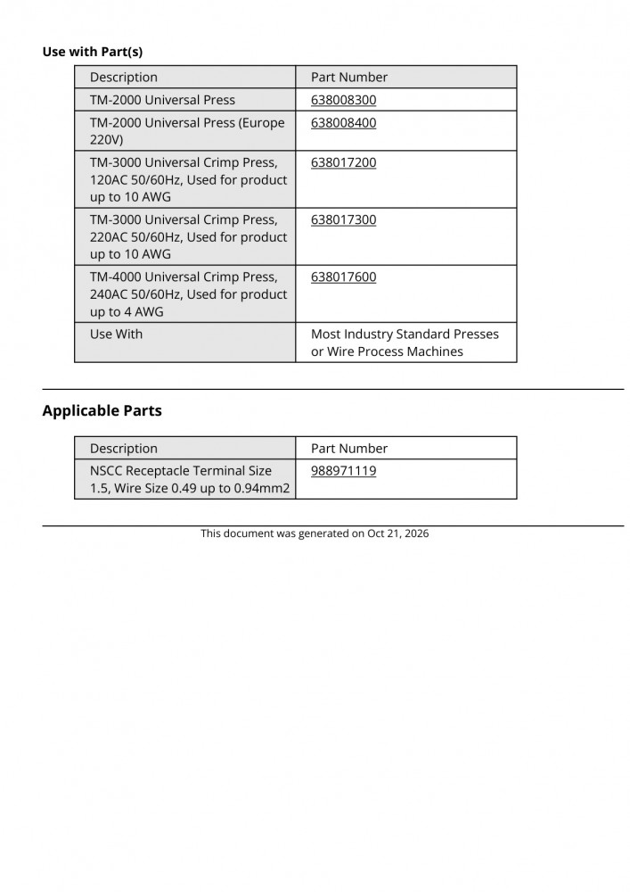 639013900 tooling document, page 3