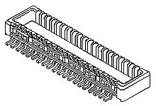 0.50mm Pitch SlimStack Plug, Surface Mount, Dual Row, Vertical, 1.50mm Stack Height, 22 Circuits for sale