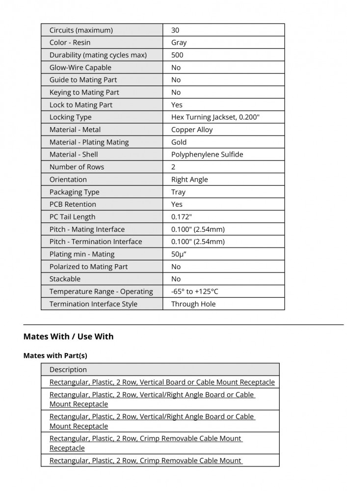 WTB30PR11JTB technical document image 2