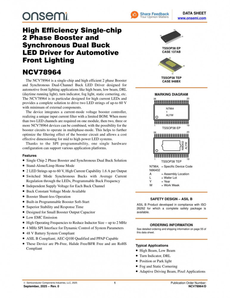 NCV78964 document preview page 1