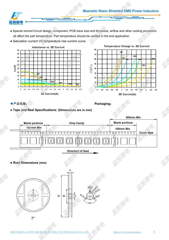 SNR3012 datasheet page 3