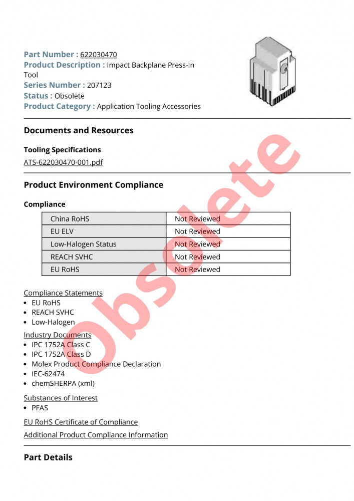 Tooling document page 1