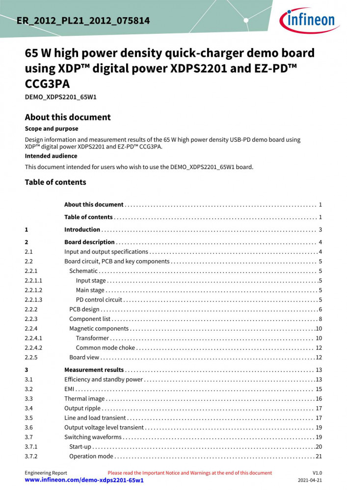 Technical document page 1