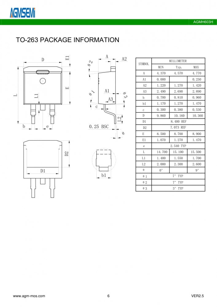 AGMH603H datasheet page 6