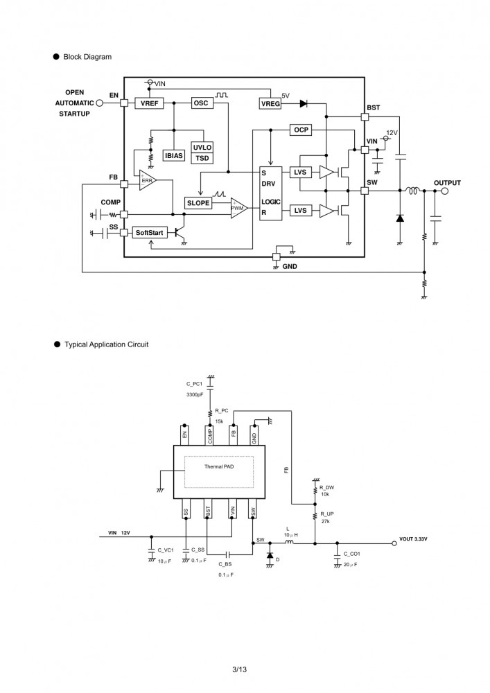 BD9322EFJ technical document page 3