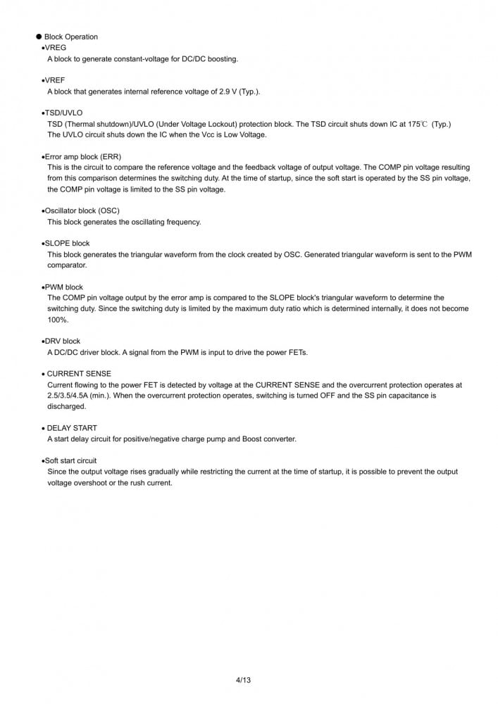 BD9322EFJ technical document page 4