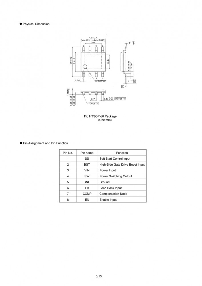 BD9322EFJ technical document page 5