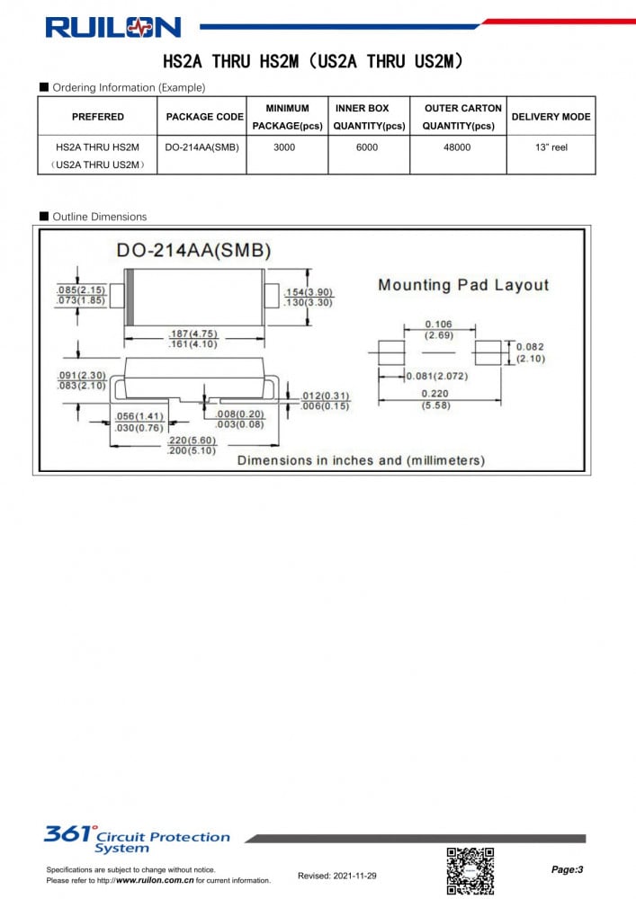 HS2G datasheet page 3