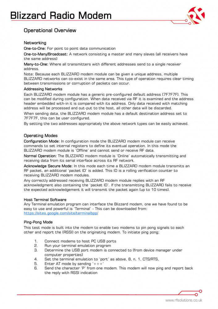 BLIZZARD-868 technical document page 4