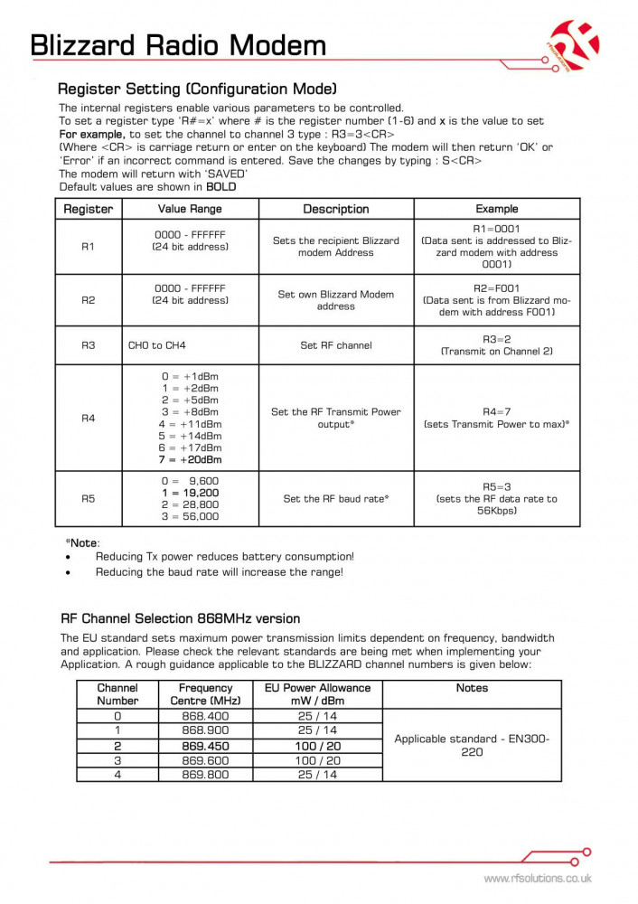 BLIZZARD-868 technical document page 6