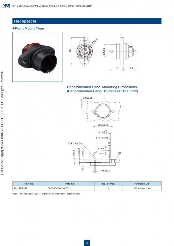 BH12 Series documentation page 10