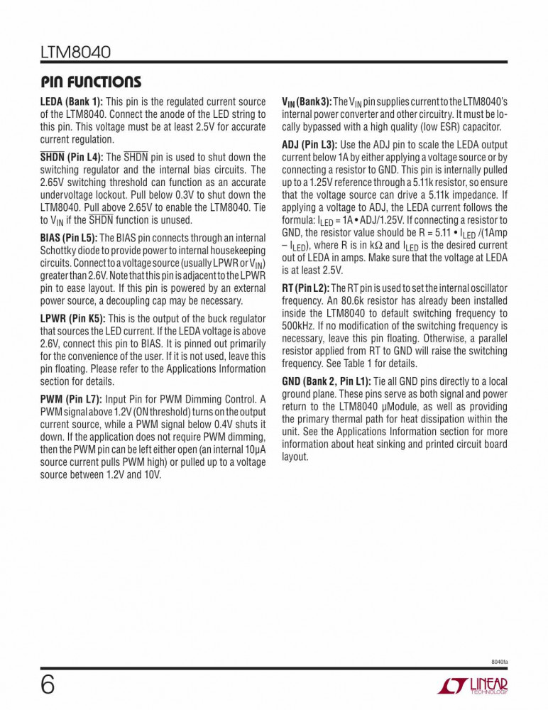 LTM8040 datasheet page 6
