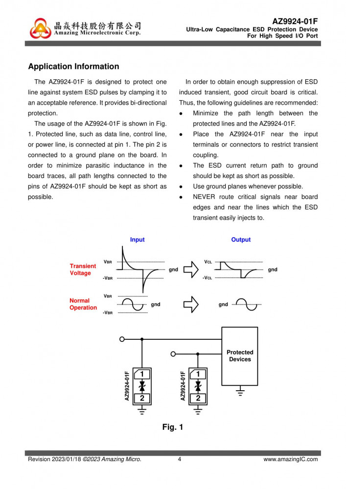 AZ9924-01F datasheet page 4