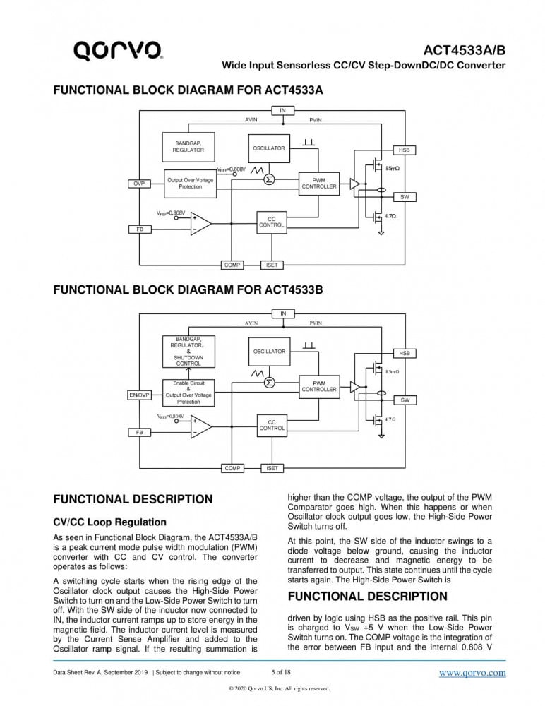 ACT4533BYH-T datasheet page 5