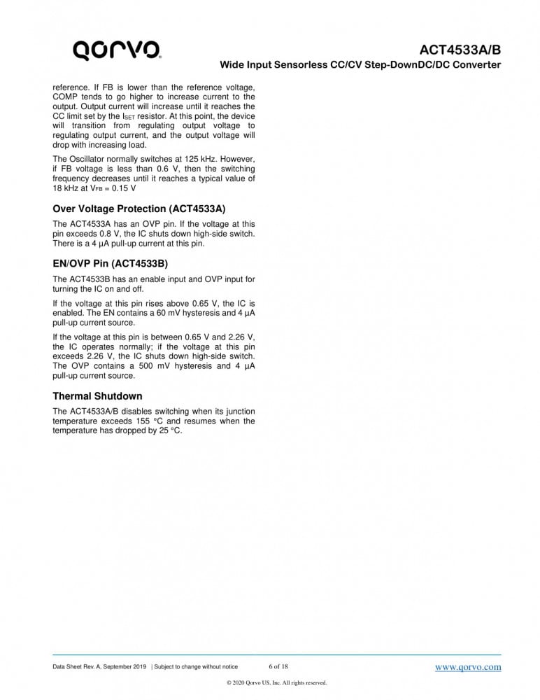 ACT4533BYH-T datasheet page 6