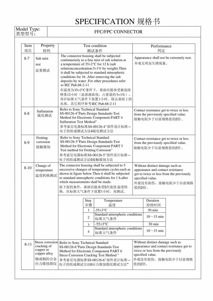 JINJIA 0.5S-CX-10PWB specification page 7