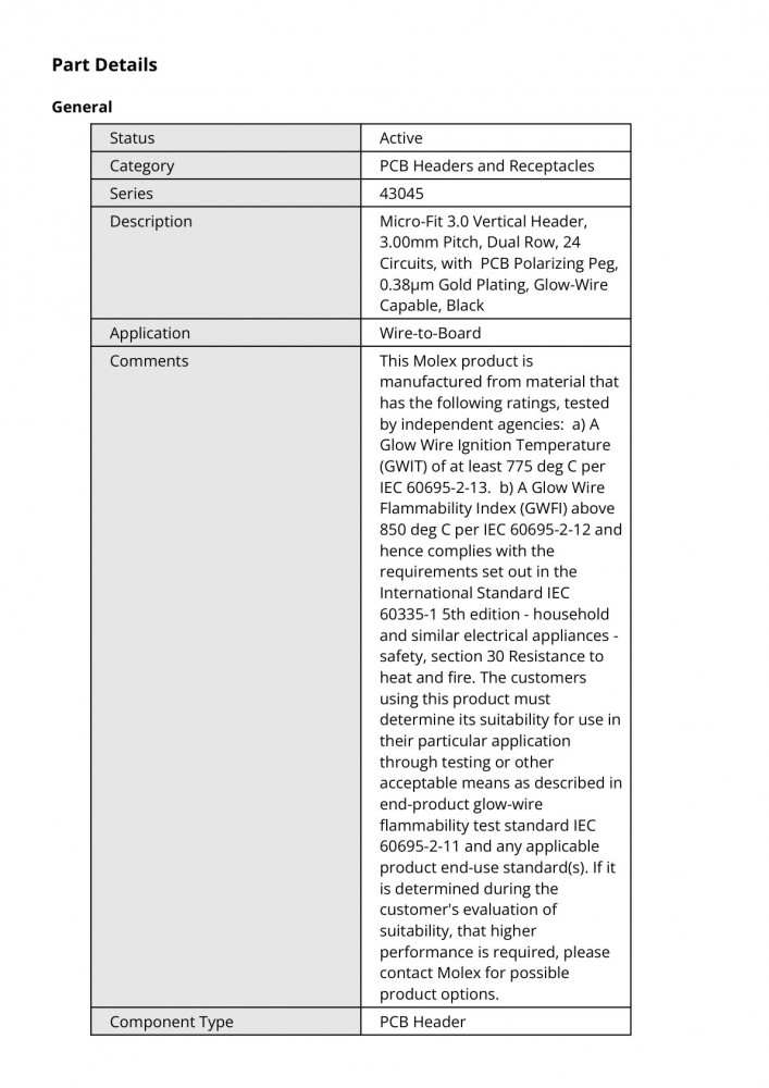 MOLEX 430452428 technical document page 2