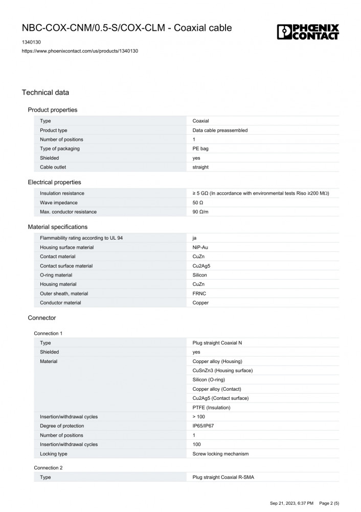 Phoenix Contact 1340130 document page 2