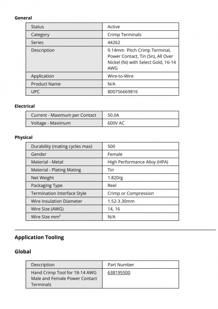 MOLEX 442624336 technical document image, page 2